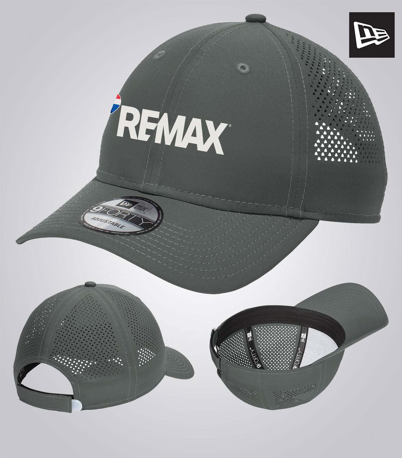 New Era® Perforated Performance Cap - Brand Refresh - Full Color Logo ...